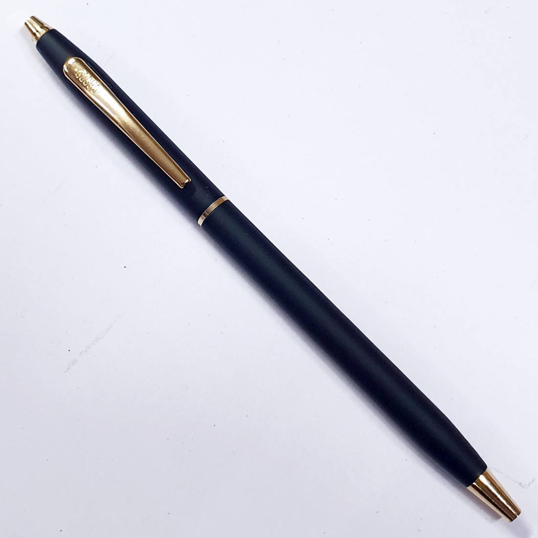 MP11 – Cros GN/BK Slim Metal Pen – RightMarc